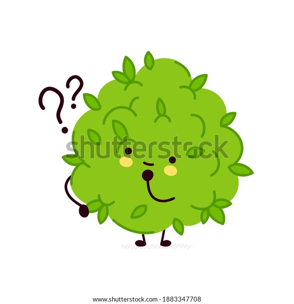 Cute Funny Marijuana Weed Bud Character Stock Vector (Royalty Free ...