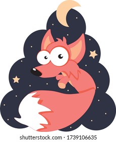 Cute Funny Suspicious Cartoon Flat Vector Stock Vector (Royalty Free ...