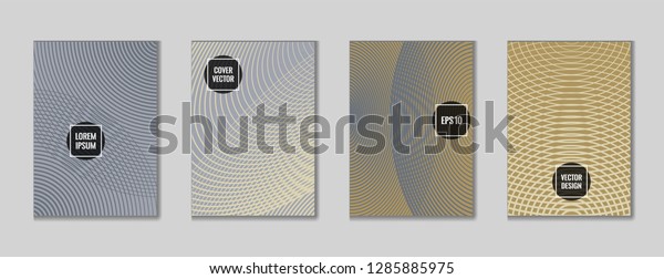 Cute Geometric Design Title Page Background Stock Vector (Royalty Free ...