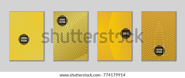 Cute Geometric Design Title Page Background Stock Vector (Royalty Free ...