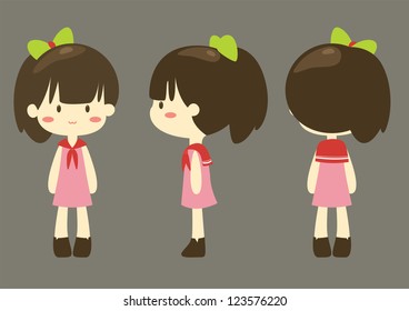 5,348 Comic Girl Back Images, Stock Photos & Vectors | Shutterstock