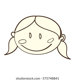 Cute Girl Drawing Icon Stock Vector (Royalty Free) 575748841 | Shutterstock