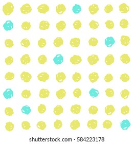 Cute Green Blue Dots Background Vector Stock Vector (Royalty Free ...