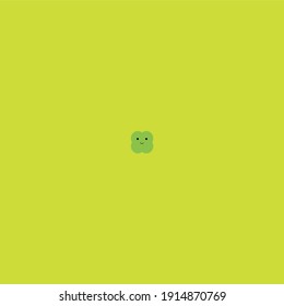 Cute Green Vector Cartoon Logo Stock Vector (Royalty Free) 1914870769 ...