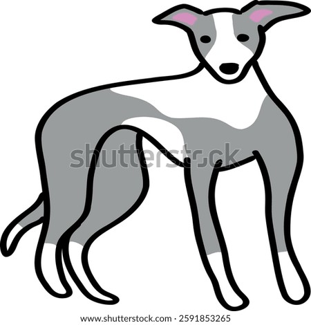 Greyhound Line Drawing | Free download on ClipArtMag