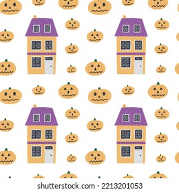1,853 Halloween House Seamless Stock Vectors, Images & Vector Art ...