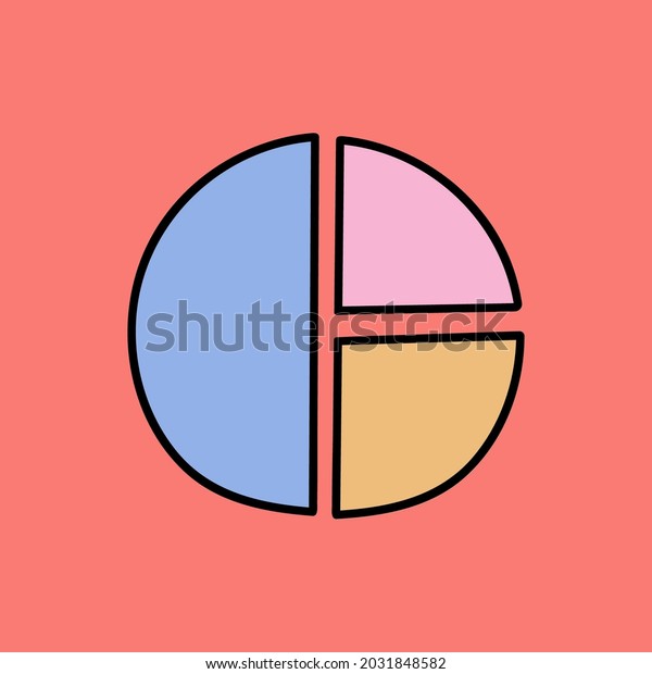 Cute Hand Drawn Clipart Chart Graph Stock Vector (Royalty Free ...
