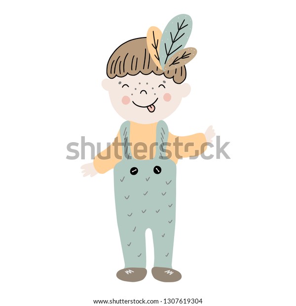 Cute Hand Drawn Poster Cartoon Cute Stock Vector (Royalty Free ...
