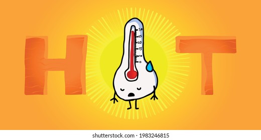 468 Cartoon Kid Feeling Hot Images, Stock Photos & Vectors | Shutterstock