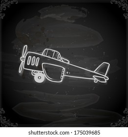 1,177 Airplane chalk drawing Images, Stock Photos & Vectors | Shutterstock
