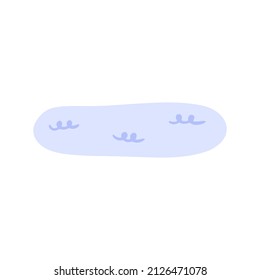 Cute Handdrawn Lake Vector Illustration Stock Vector (Royalty Free ...