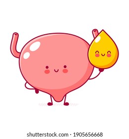 Cute Happy Funny Human Bladder Organ 库存矢量图（免版税）1906238518 | Shutterstock