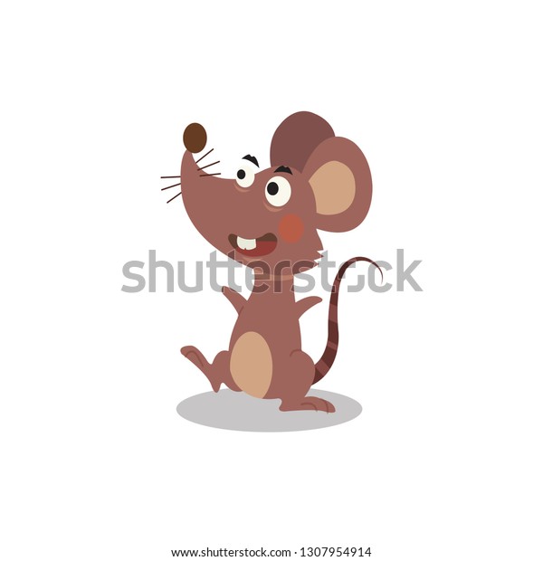 Cute Happy Mouse Icon Stock Vector (Royalty Free) 1307954914 | Shutterstock
