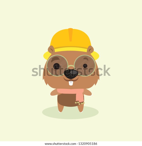 Cute Happy Smiling Mole Character: เวกเตอร์สต็อก (ปลอดค่าลิขสิทธิ์ ...