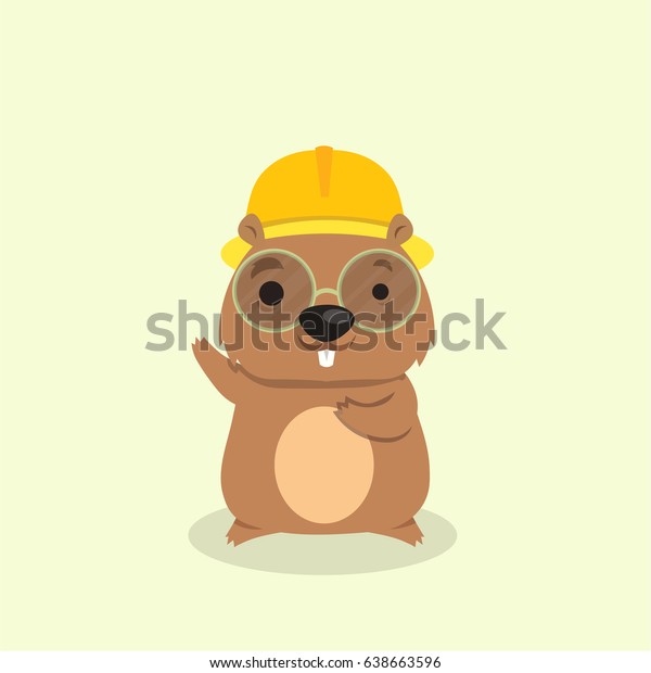 Cute Happy Smiling Mole Character: เวกเตอร์สต็อก (ปลอดค่าลิขสิทธิ์ ...