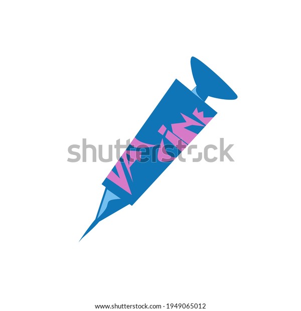 Cute Happy Smiling Syringe Question Mark Stock Vector (Royalty Free ...