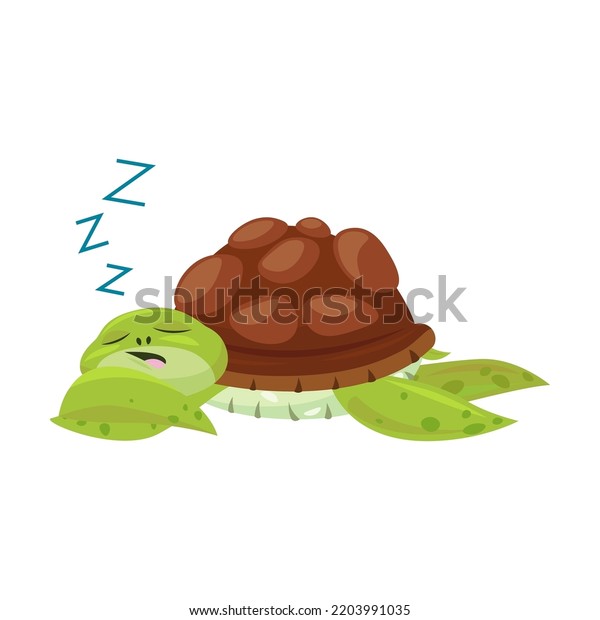 Cute Happy Turtle Funny Cartoon Character Stock Vector (Royalty Free ...