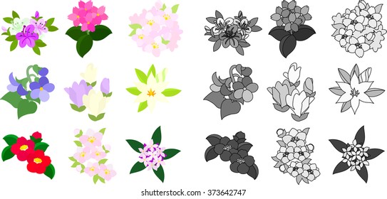 464 Azalea Icon Images, Stock Photos & Vectors | Shutterstock