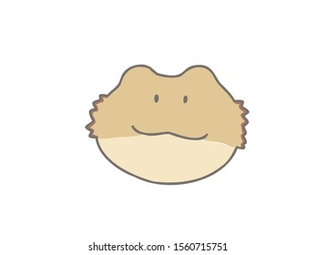 Cute Chicken Nugget Illustration Vector Stock Vector (Royalty Free ...