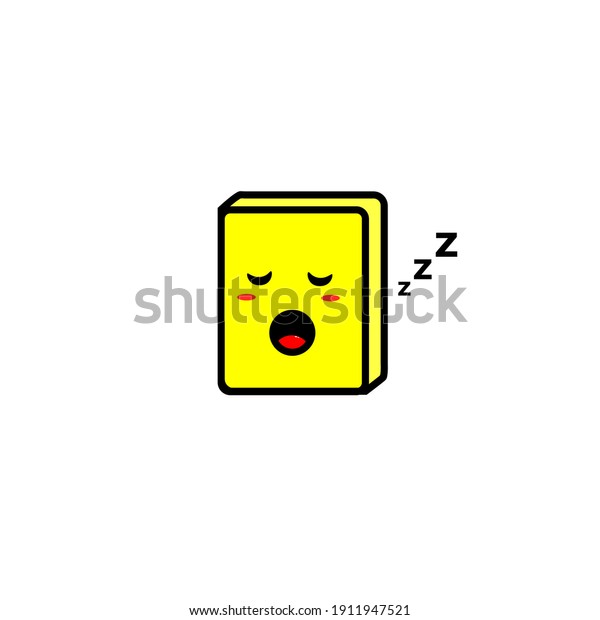 Cute Illustration Sleep Sponge Stock Vector (Royalty Free) 1911947521 ...