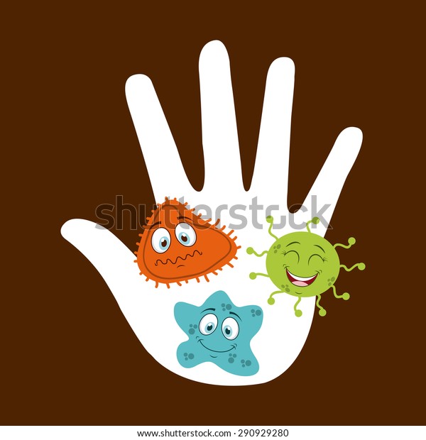 Cute Infection Design Vector Illustration Eps10 Stock Vector (Royalty ...