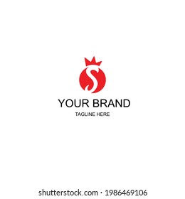 Cute Initial Letter Type S Logo Stock Vector (Royalty Free) 1986469106 ...