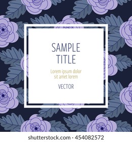 Cute Invitation Design Template Celebration On Stock Vector (Royalty ...