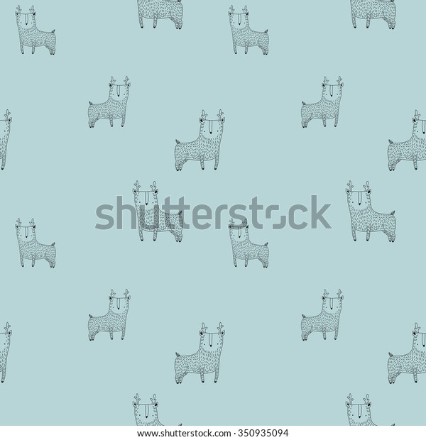 Cute Kids Sketch Vector Seamless Pattern Stock Vector (Royalty Free ...