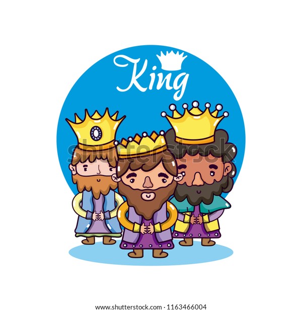 Cute Kings Cartoons Stock Vector (Royalty Free) 1163466004 | Shutterstock