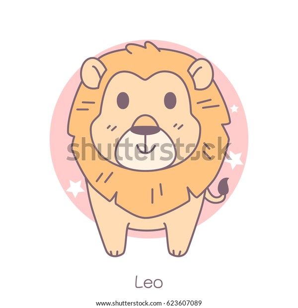 Cute Leo Vector Symbol Cartoon Stock Vector (Royalty Free) 623607089 ...