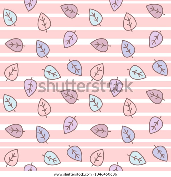 Cute Lovely Striped Seamless Vector Pattern: immagine vettoriale stock ...