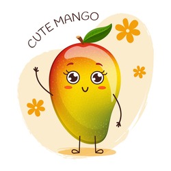 Cute mango characters | Stock Photo and Image Collection by Kariart ...