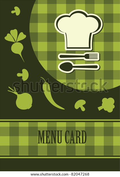 Cute Menu Card Vector Illustration Stock Vector (Royalty Free) 82047268 ...
