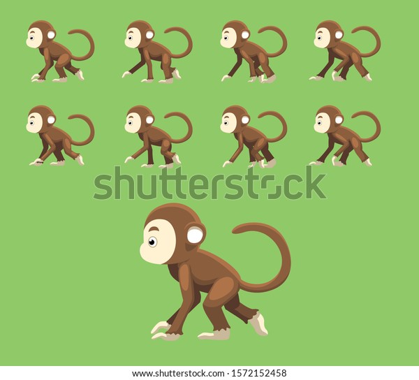 651 Monkey Animation Stock Vectors, Images & Vector Art | Shutterstock