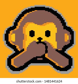 343 8 bit monkey Images, Stock Photos & Vectors | Shutterstock