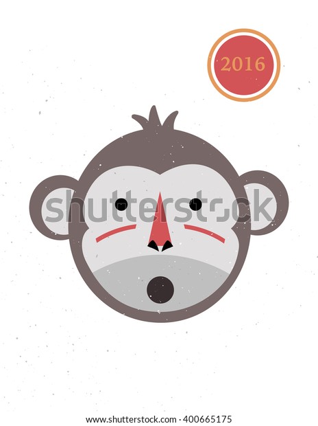 Cute Monkey Icon Logo Symbol Vector Stock Vector (Royalty Free ...
