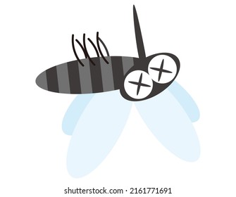 Cute Mosquito Illustration Vector Illustration Stock Vector (Royalty ...