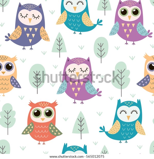 48,642 Owl Vector Pattern Images, Stock Photos & Vectors | Shutterstock
