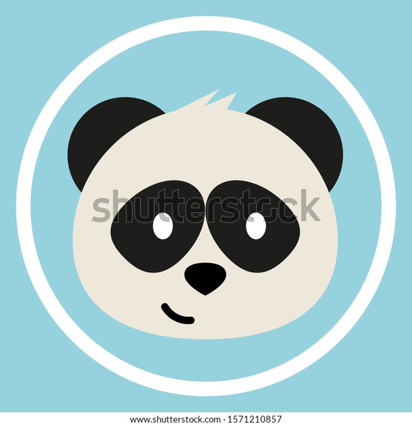 Cute Panda Emoticon Different Expressions Funny Stock Vector (Royalty ...