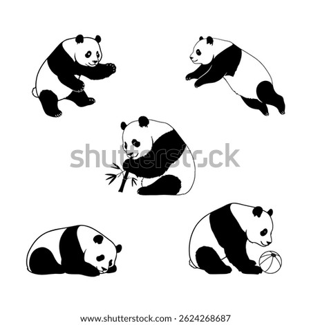 Panda Outline | Free download on ClipArtMag