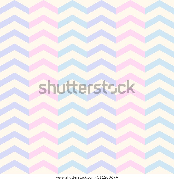 Cute Pastel Stripes Chevron Seamless Pattern Stock Vector (Royalty Free ...