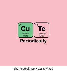 Cute Periodically Tshirt Design Typography Stock Vector (Royalty Free ...