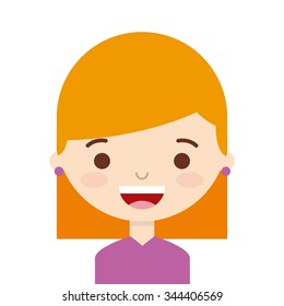 Cute Person Design Vector Illustration Eps10 Stock Vector (Royalty Free ...