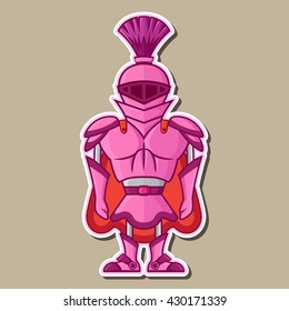 Cute Pink Knight Vector Design Stock Vector (Royalty Free) 430171339 ...