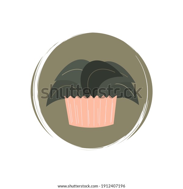 Cute Plant Icon Vector Illustration On Stock Vector (Royalty Free ...