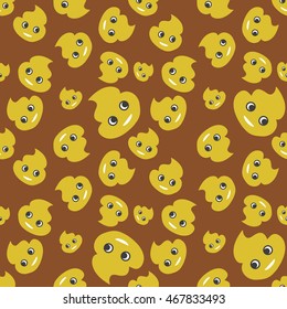 Cute Poop Seamless Pattern Stock Vector (Royalty Free) 467833493 ...