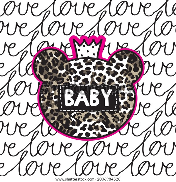 Cute Princess Teddy Bear Baby On Stock Vector (Royalty Free) 2006984528 ...