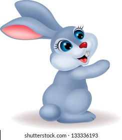 Cute Rabbit Cartoon Stock Vector (Royalty Free) 133336193 | Shutterstock