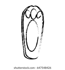 Cute Rabbit Foot Icon Stock Vector (Royalty Free) 647548426 | Shutterstock