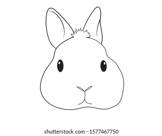 Outline Cute Elks Illustration Illustration Kids Stock Vector (Royalty ...